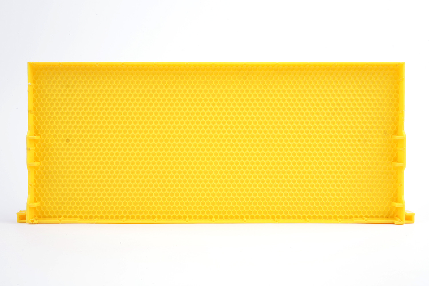 Yellow/white plastic beeswax foundation comb sheet