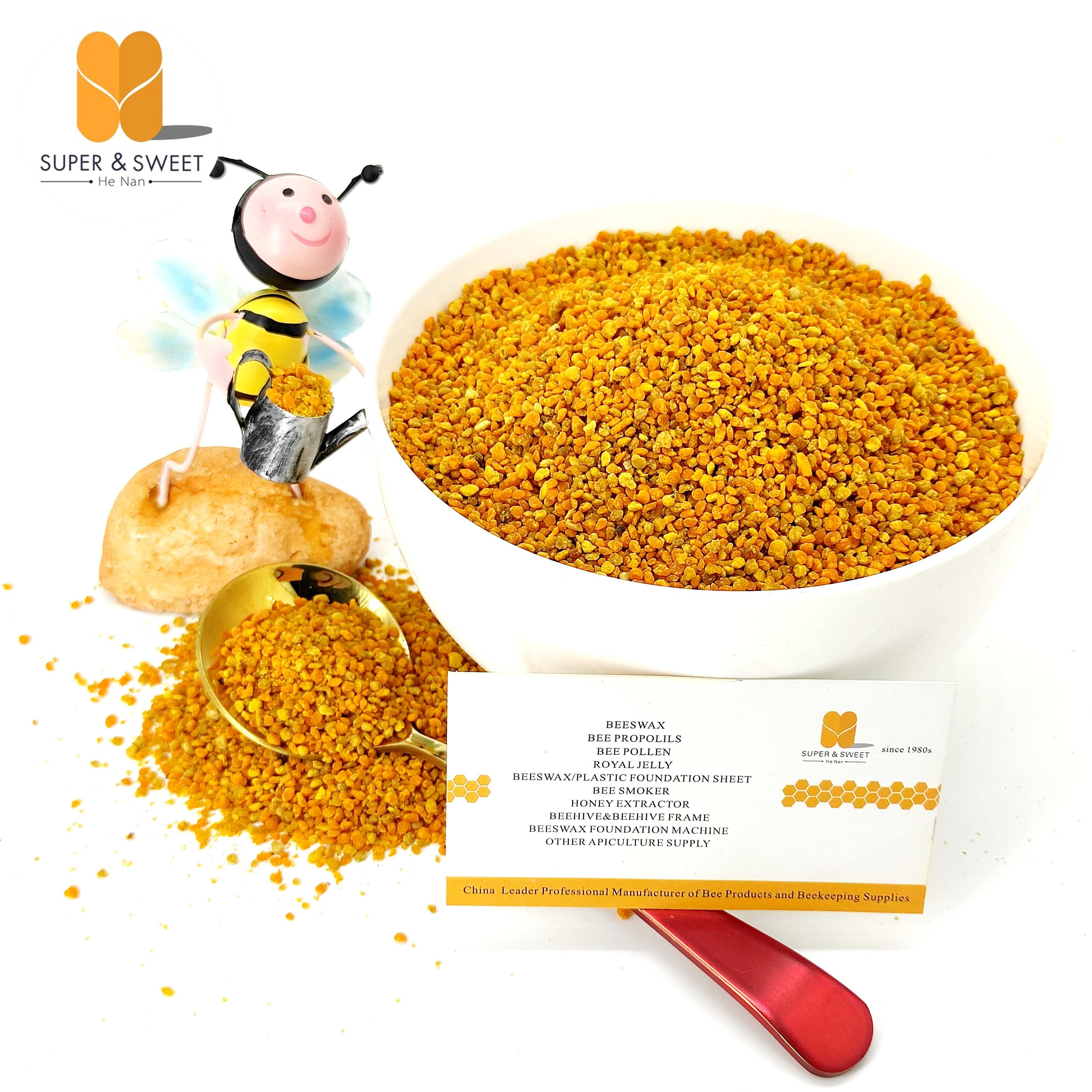 Wholesale 20kg bulk raw pollen mixed bee pollen natural pure wild sunflower