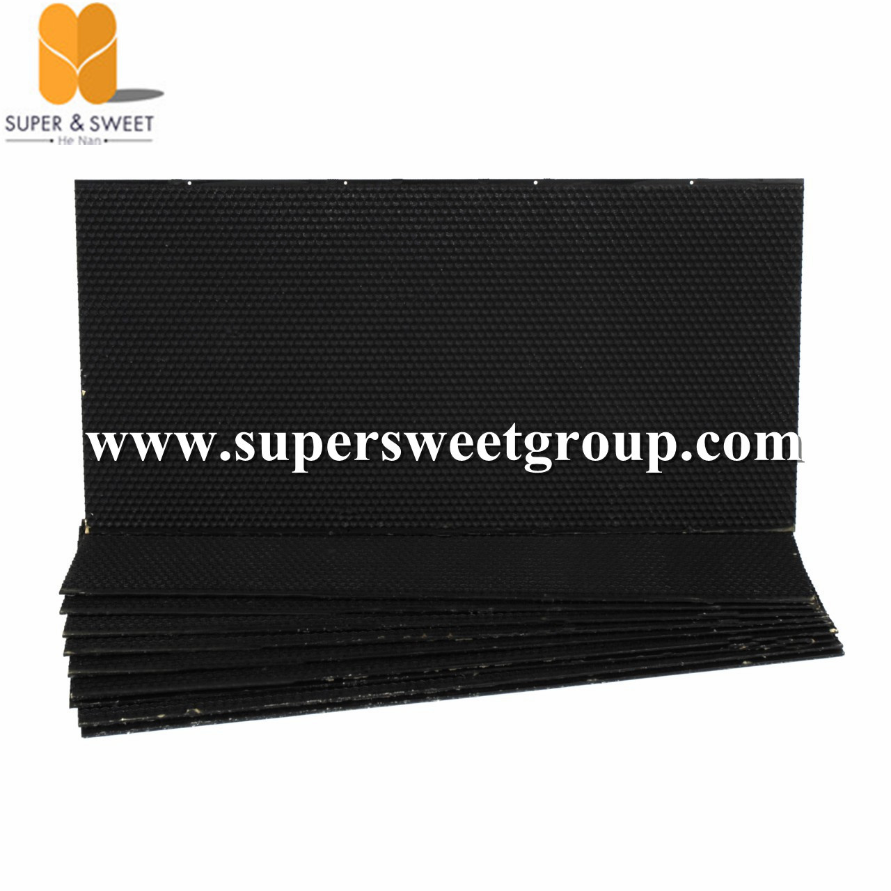 Tool Black Plastic Nest Frame with Comb Foundation Apis Mellifera